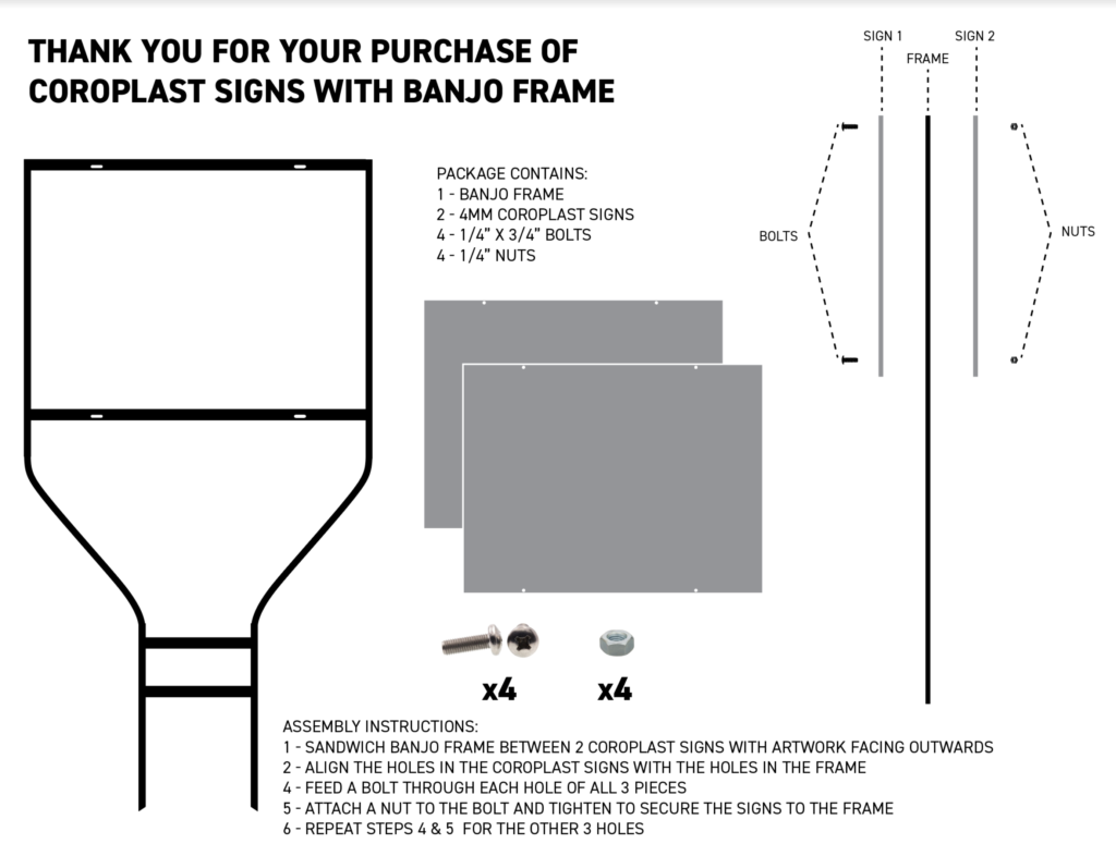 Coroplast Yard Sign – Refresh Renovations